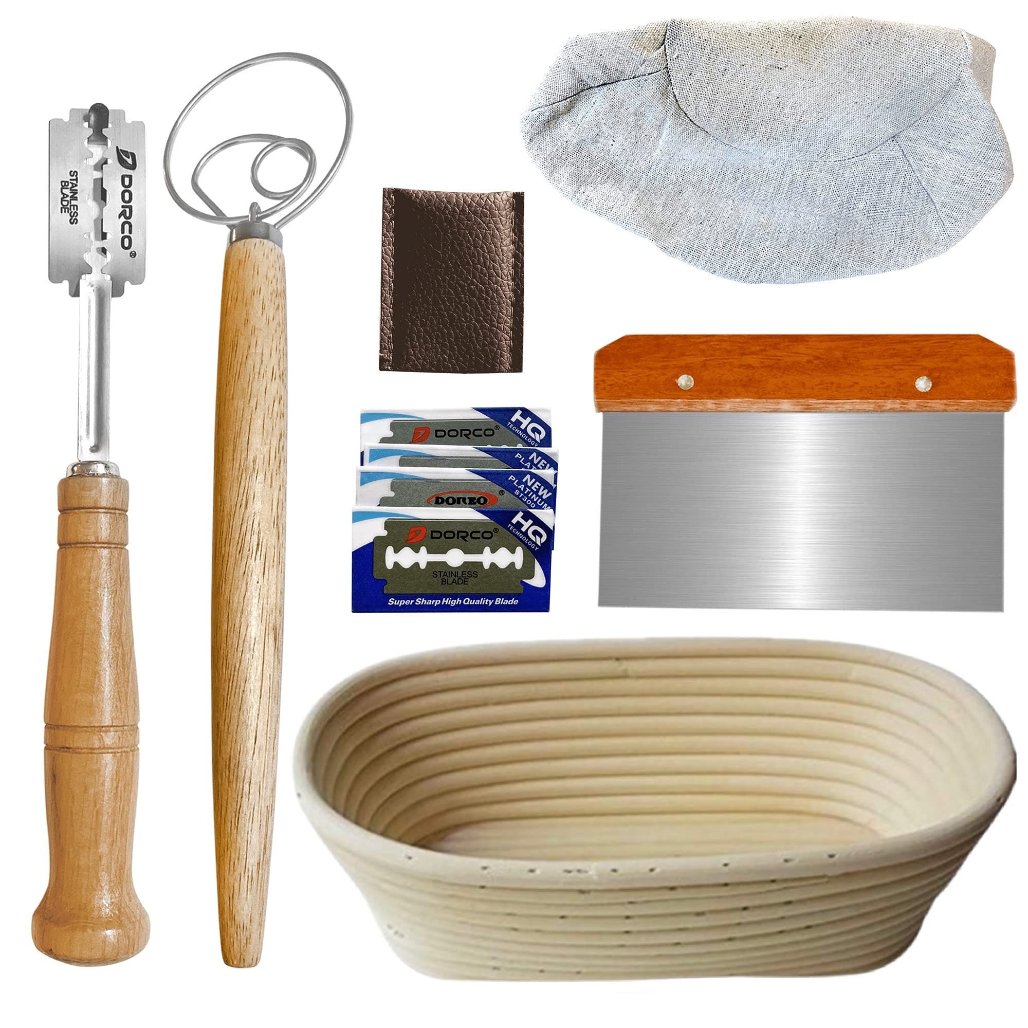 Bothlike Cadeau Boulanger Bothlike - Kit Complet Pain Au Levain : 2 ...