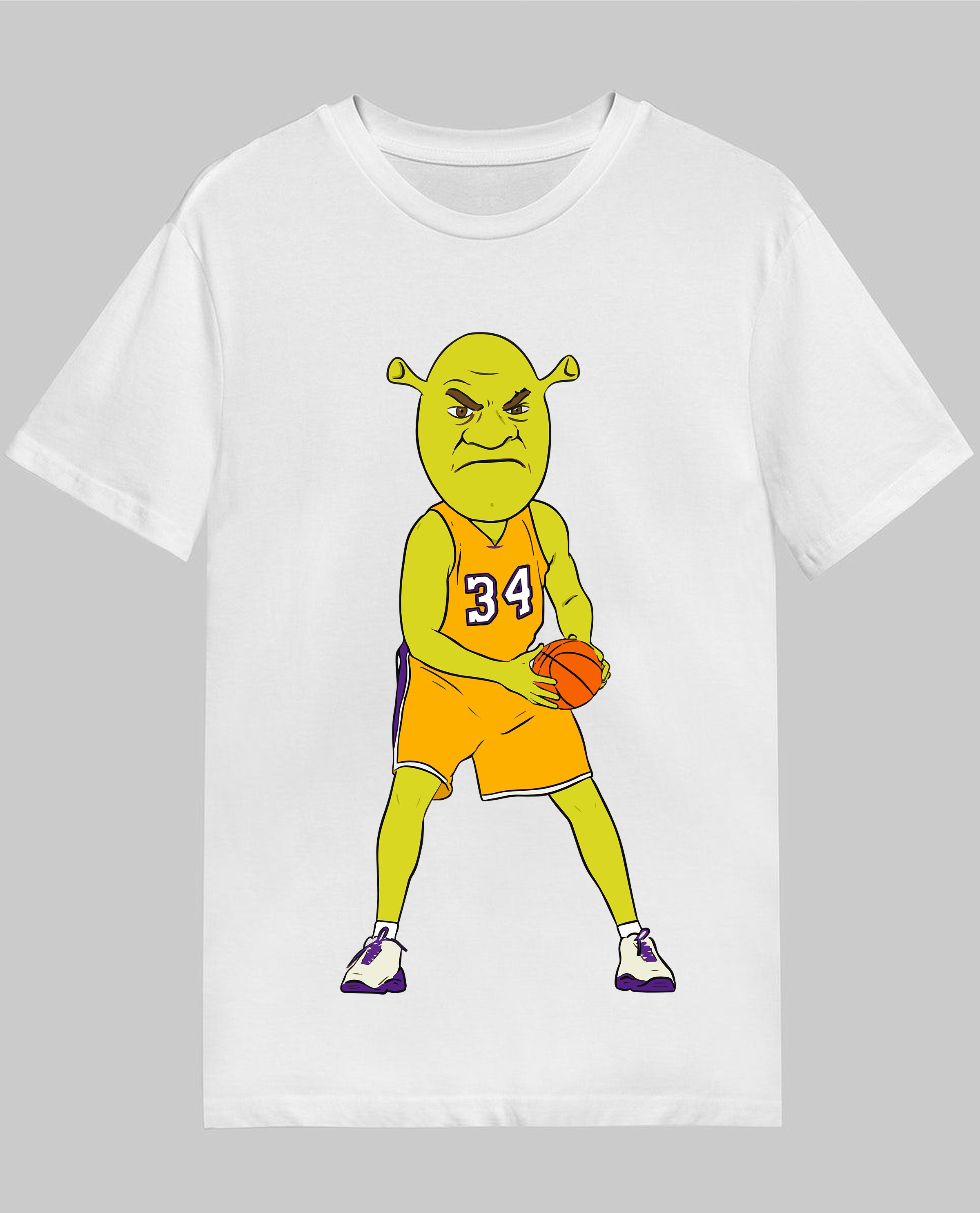 Shrekuille O'neal (shrek Shaquille O'neal) Digital Art for Print ...