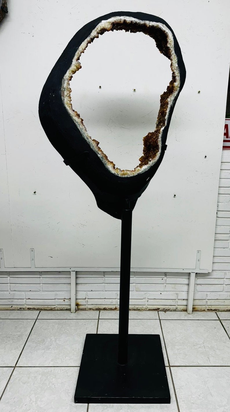 67 Tall HUGE Citrine Geode Crystal Portal - Etsy