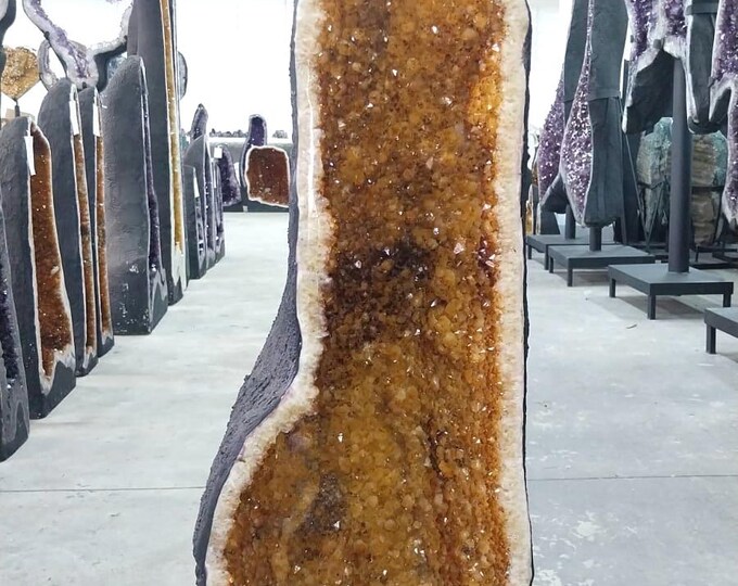 44” Tall GIANT Citrine Cathedral BIG Crystal Geode - Etsy