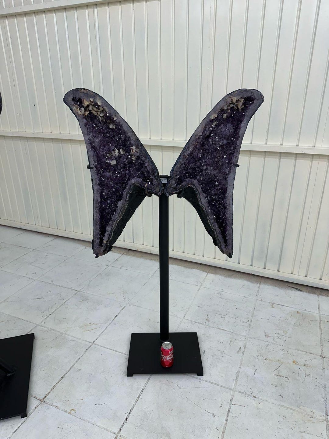 55” Tall Amethyst Butterfly/ Angel Wings Geode Crystal - Etsy