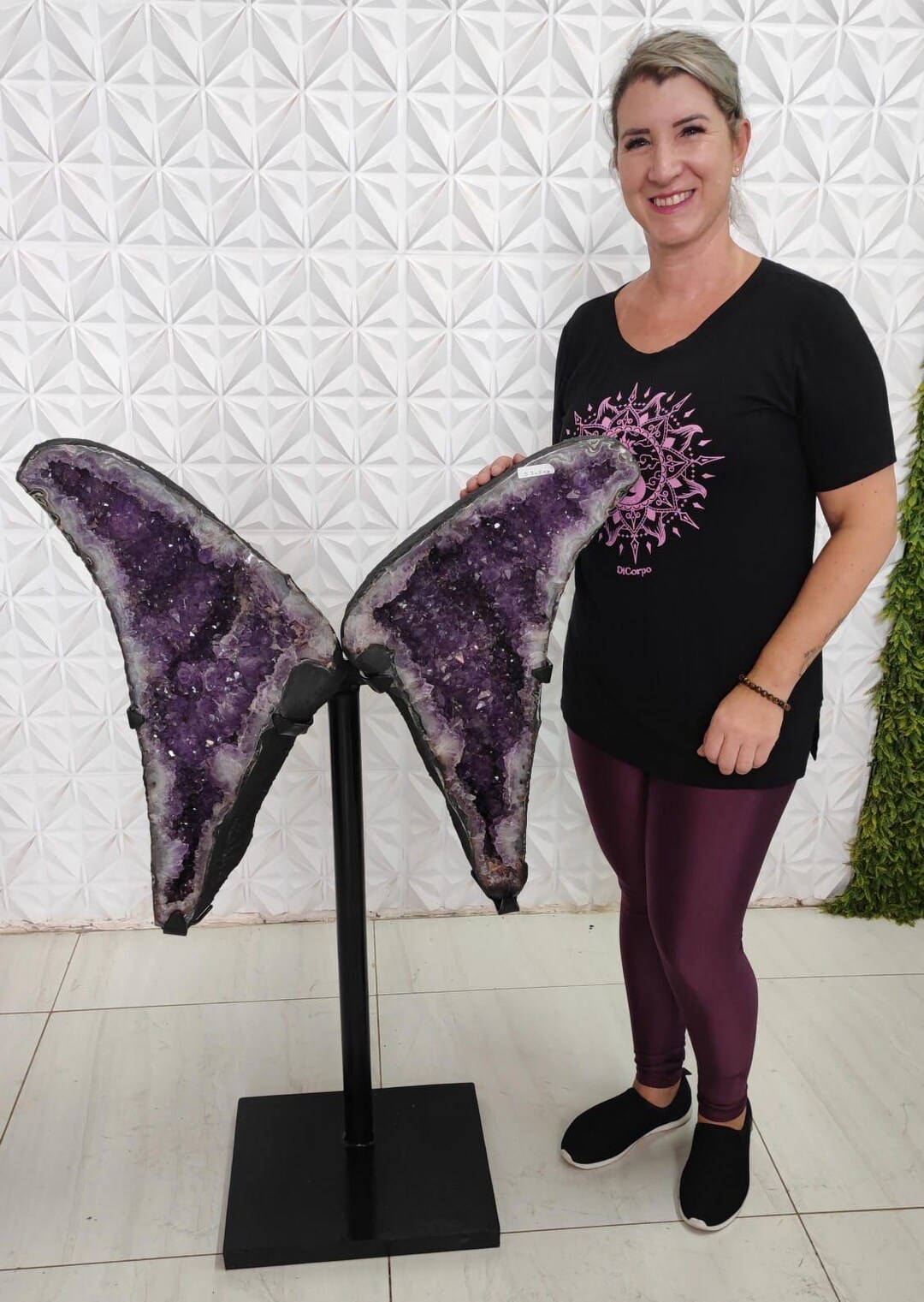 46” AMETHYST Butterfly/ Angel WINGS Big Crystal Geode Pair*** - Etsy