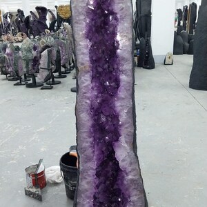40 Tall Amethyst Cathedral BIG Crystal Geode Super Color - Etsy