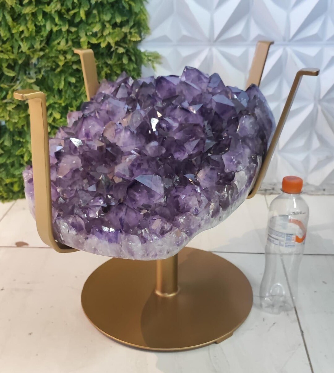 AMETHYST CRYSTAL TABLE Geode Coffee/ Side Table Unique - Etsy