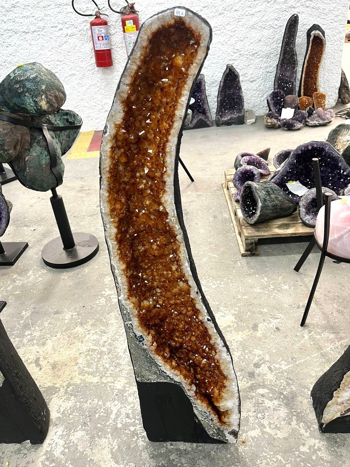 45 Tall Citrine Cathedrals PAIR Big Natural Geodes - Etsy