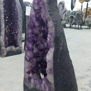 24” Tall Amethyst + Quartz Cathedral BIG Crystal Geode*** Top Quality ...