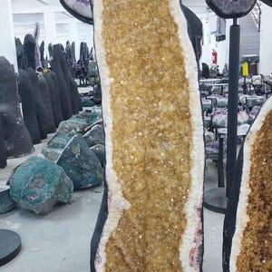 53” Tall GIANT Citrine Cathedral Big Crystal Geode - Etsy