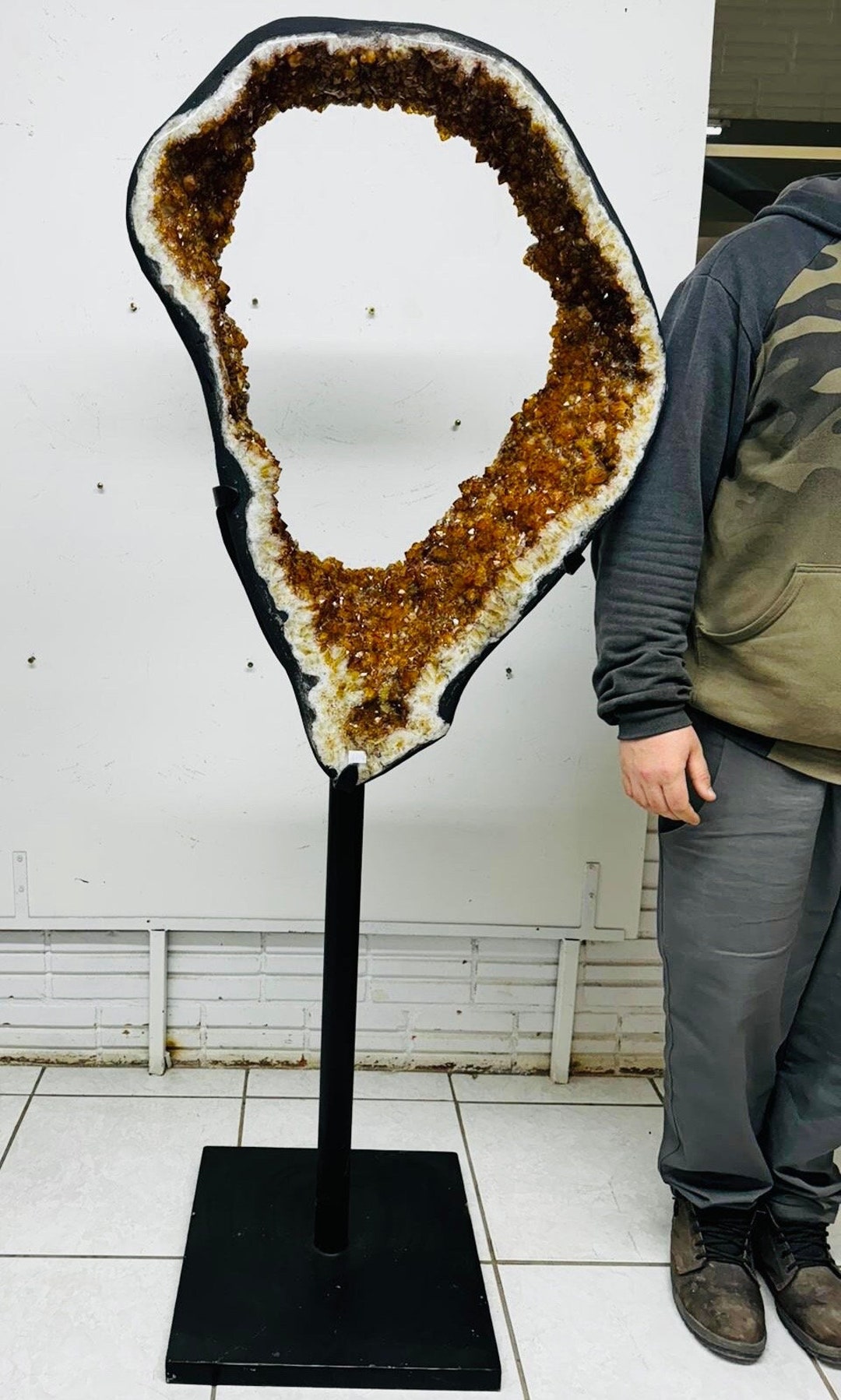 67” Tall HUGE Citrine Geode Crystal Portal - Etsy