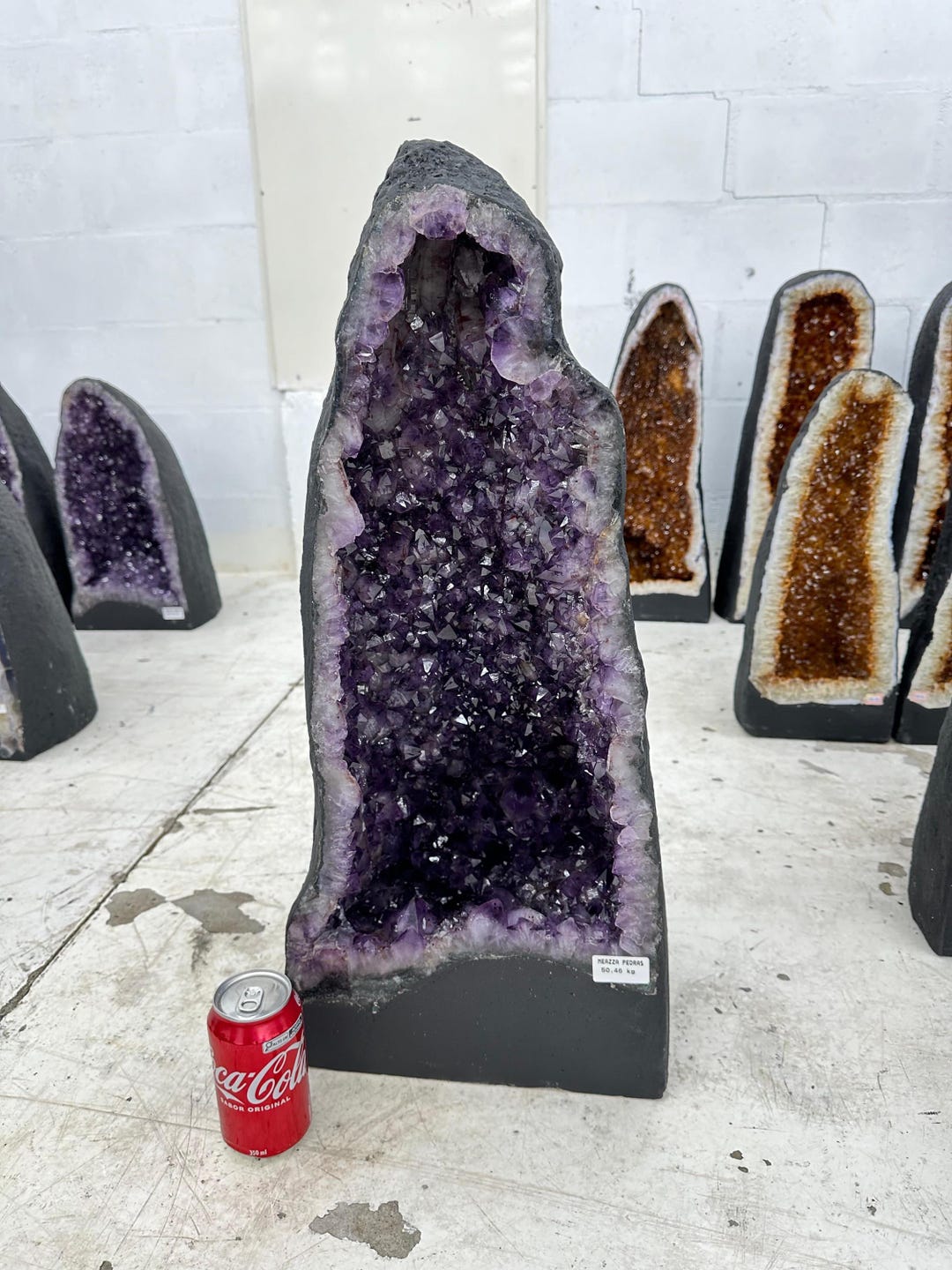 26” Tall Amethyst Cathedral*** Natural Big Crystal Geode - Etsy