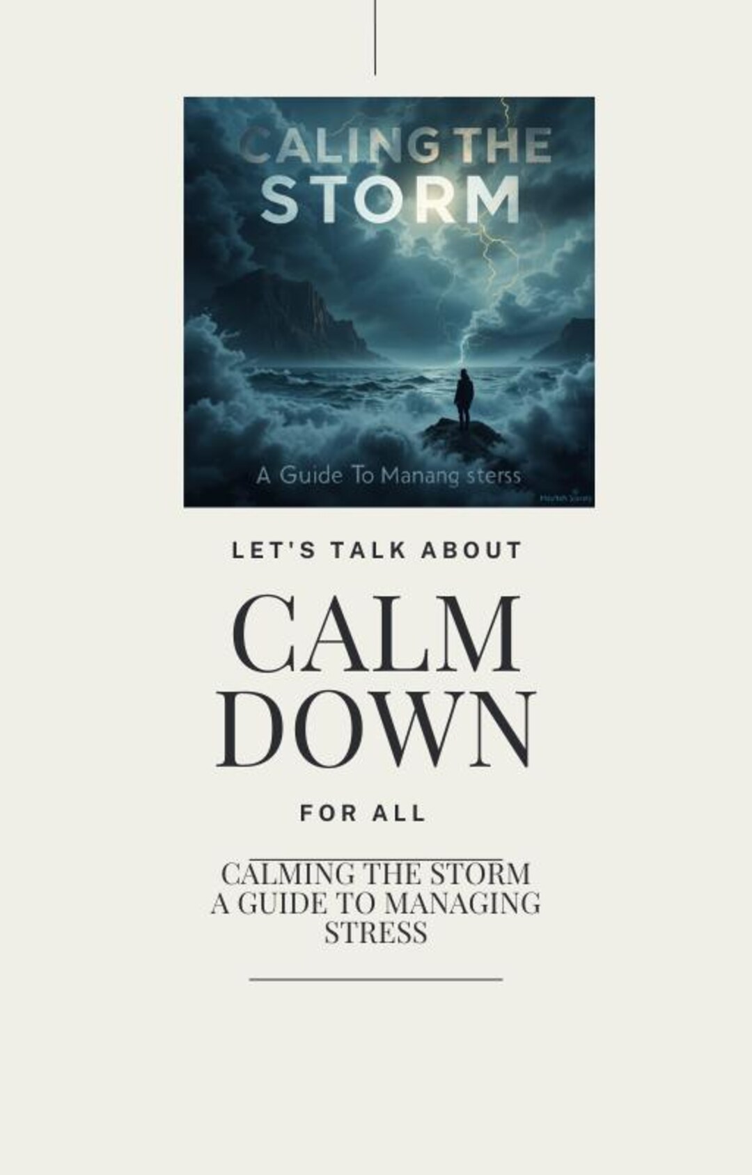 Calming the Storm: A Guide to Managing Stress - Etsy