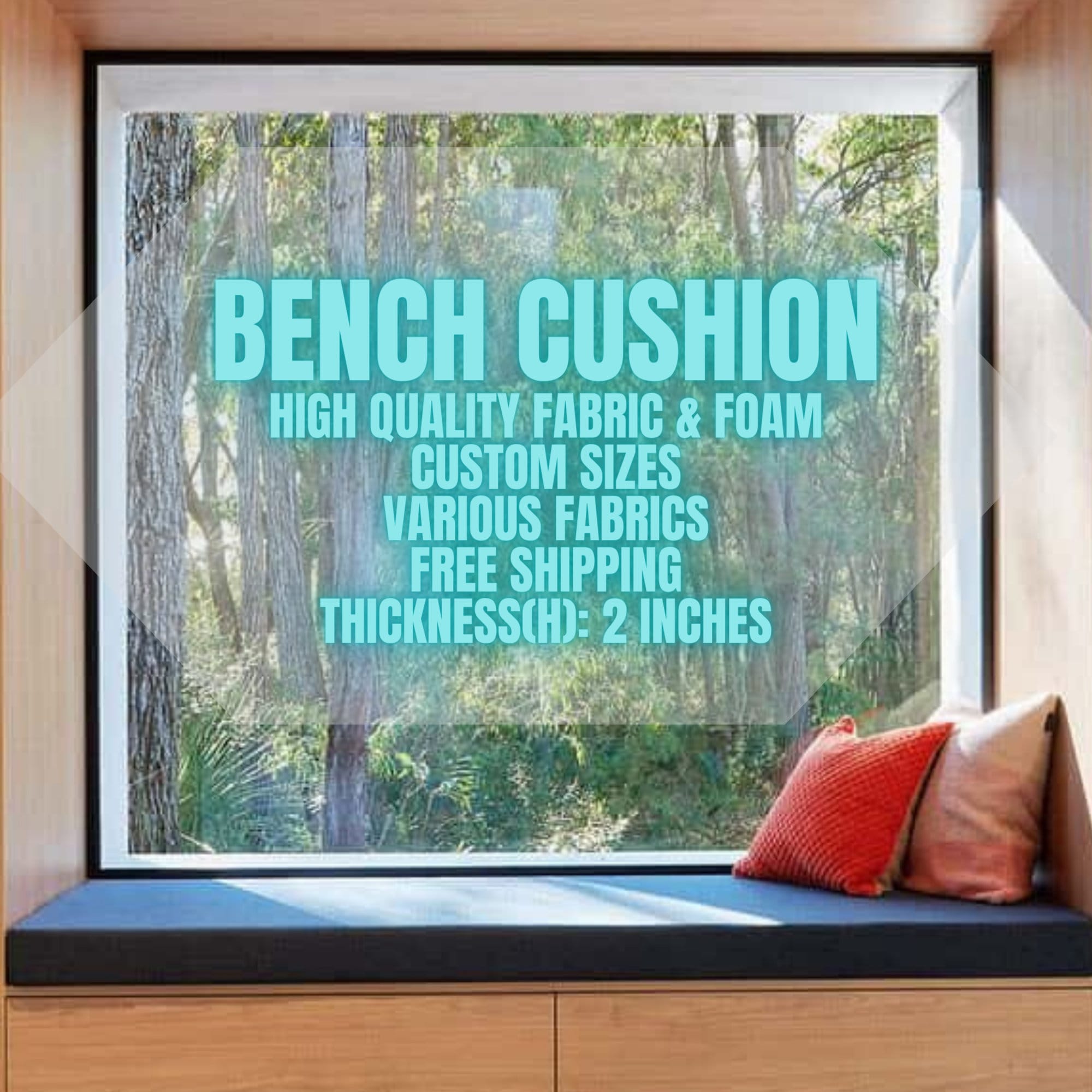Modern Glass Window Bench Seat