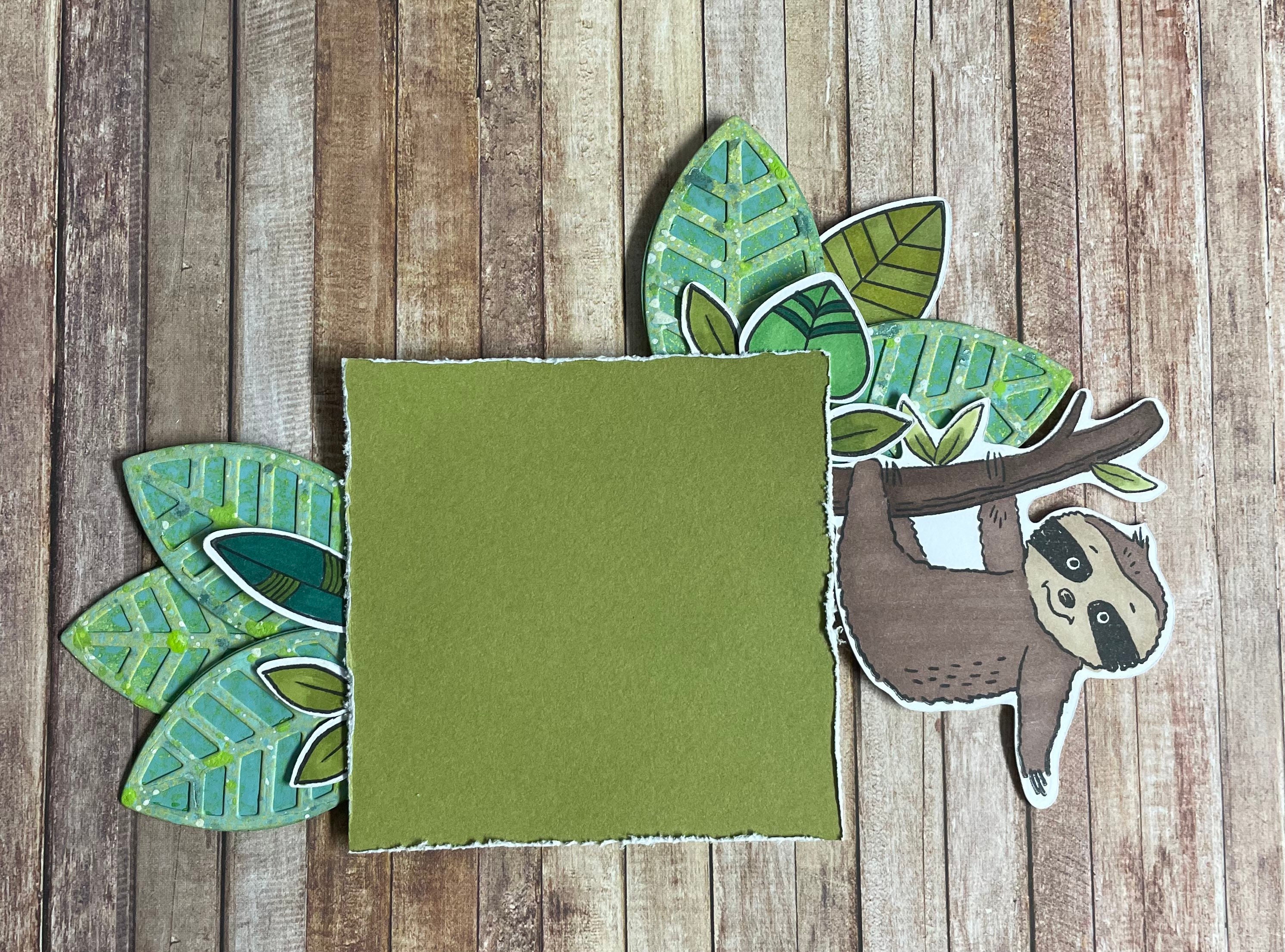 Just Hanging Around Scrapbook Layout, Scrapbooking, Embellishments, - Etsy