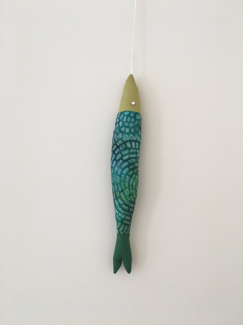 Sardines Summer House Decoration Soft Toy Colourful Wall Hanging 100% ...