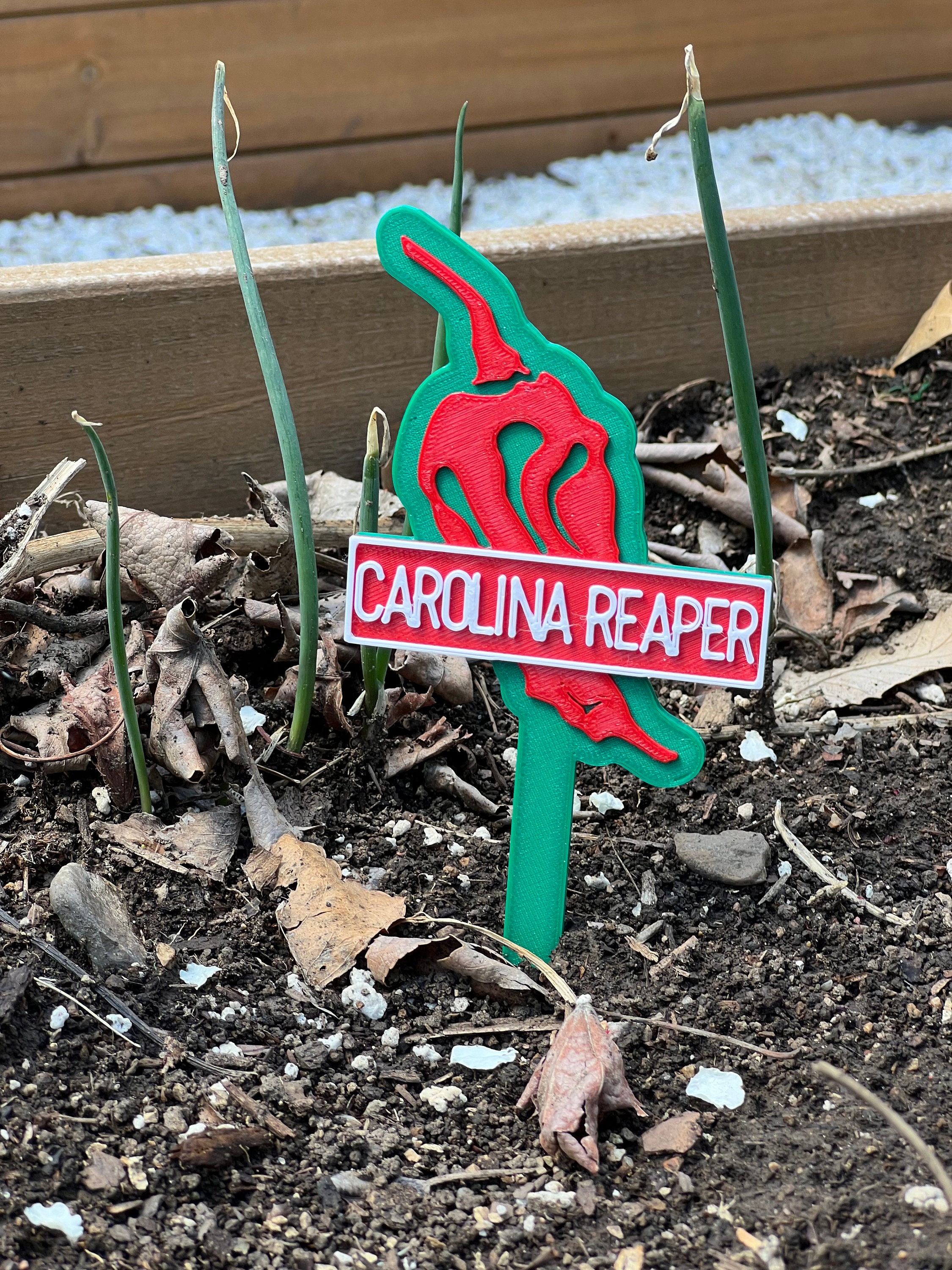 Plant Markers - Pepper Picker - Jalapenos, Chilie, Carolina Reaper ...