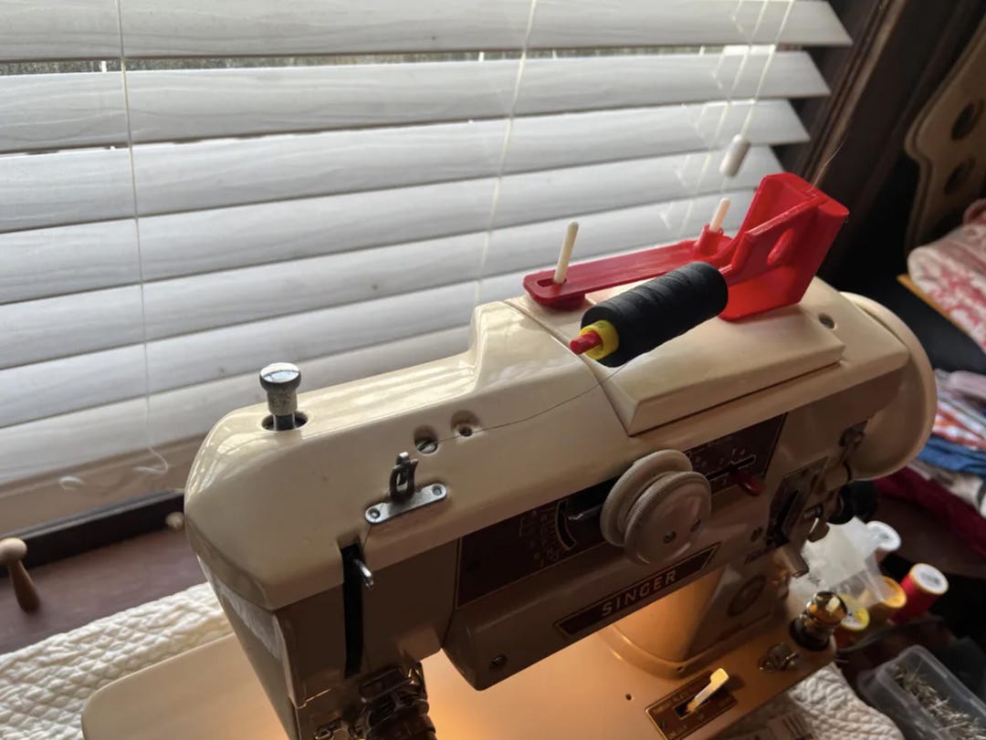 Horizontal Thread Spool Adapter for Singer Dual Post Sewing Machines ...