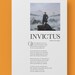 Invictus Wall Print - Etsy