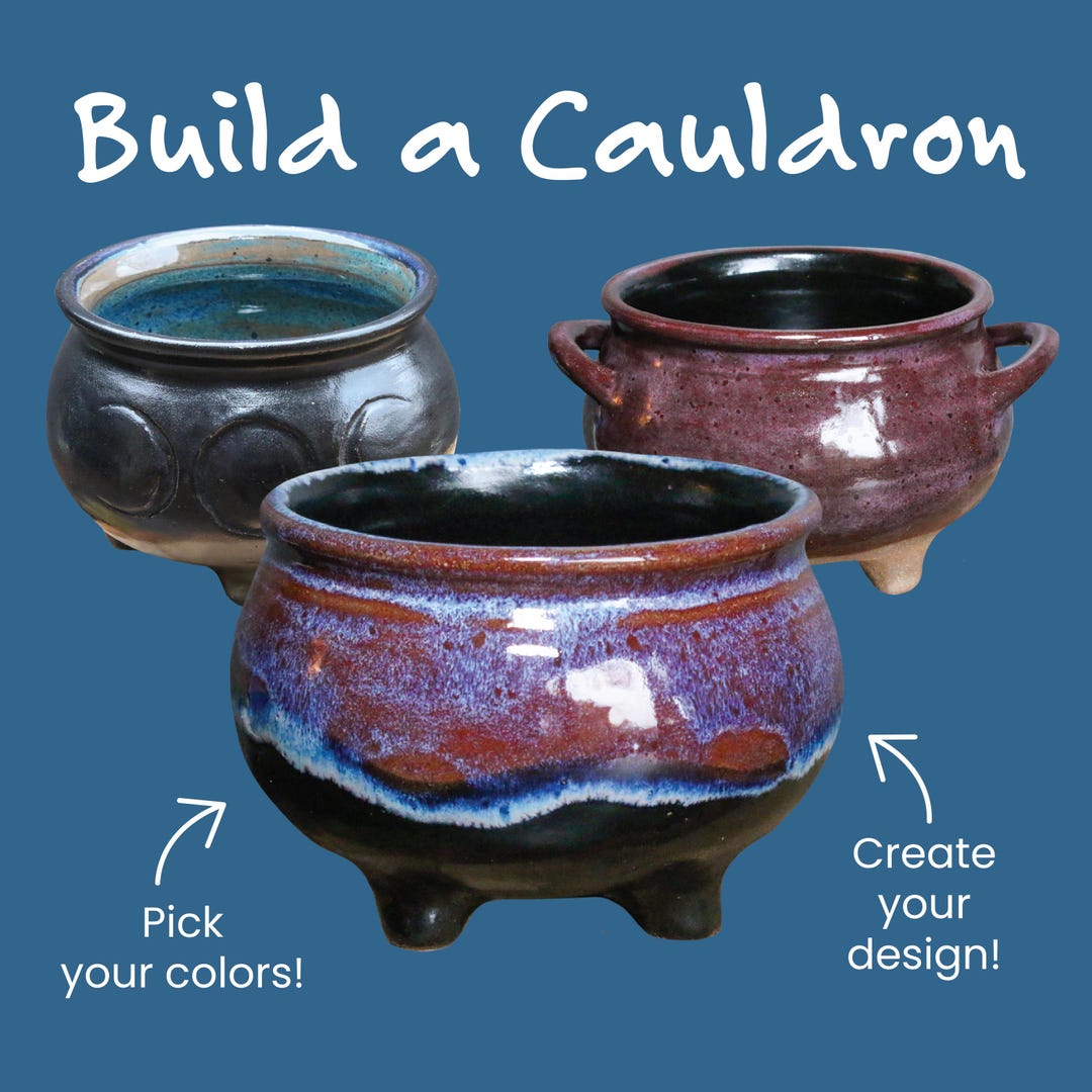 Build a Cauldron Custom Wheel-thrown Pottery - Etsy
