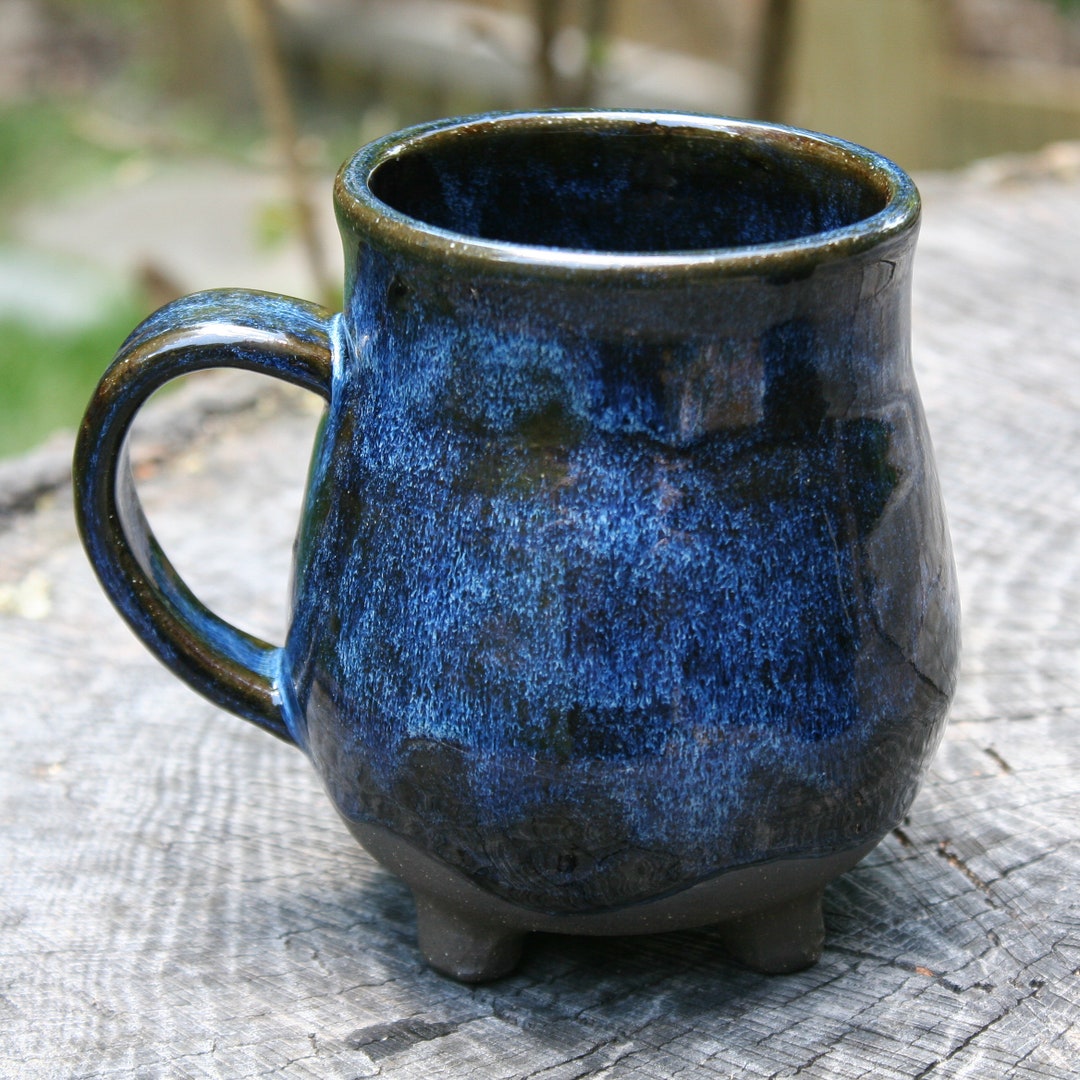 Cauldron Mug 14oz Wheel Thrown Pottery - Etsy