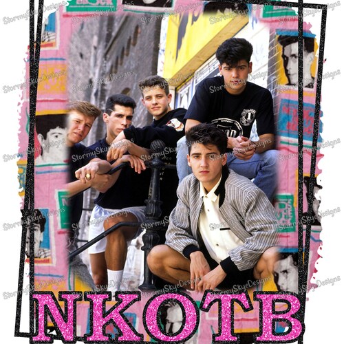 Retro NKOTB New Kids on the Block Cut Print Svg Png Digital - Etsy