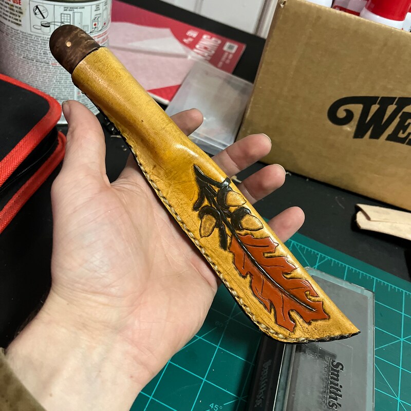 Custom Made Leather Knife Sheaths - Etsy