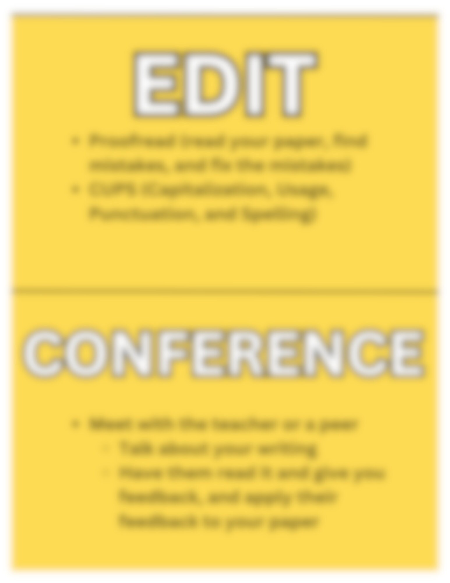 Writing Process Clip Chart | Classroom Writing Resource | Classroom ...