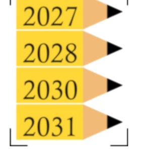 SPANISH Pencil Flip Calendar Digital File | Descarga Digital Del ...