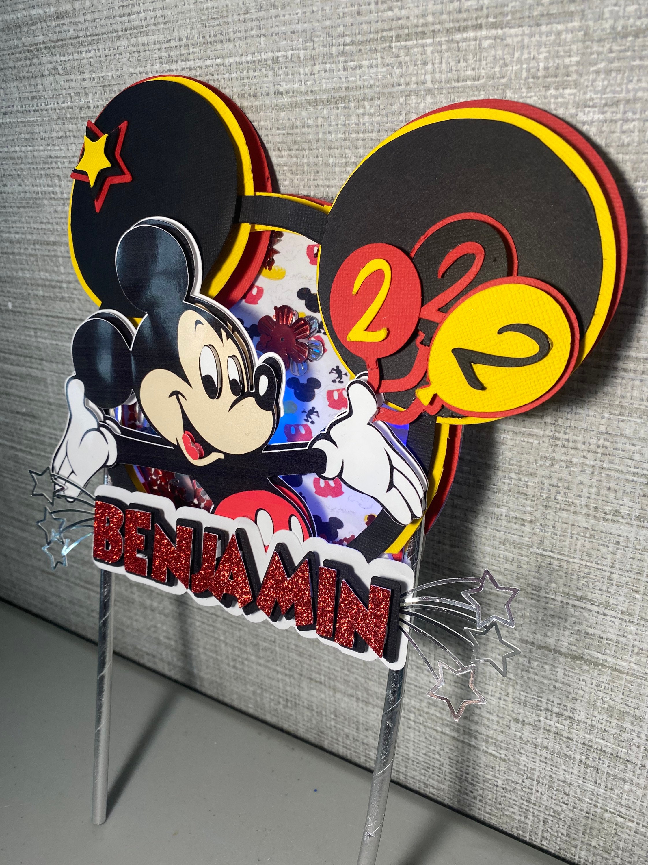 Cake Toppers Mickey Mouse - Etsy