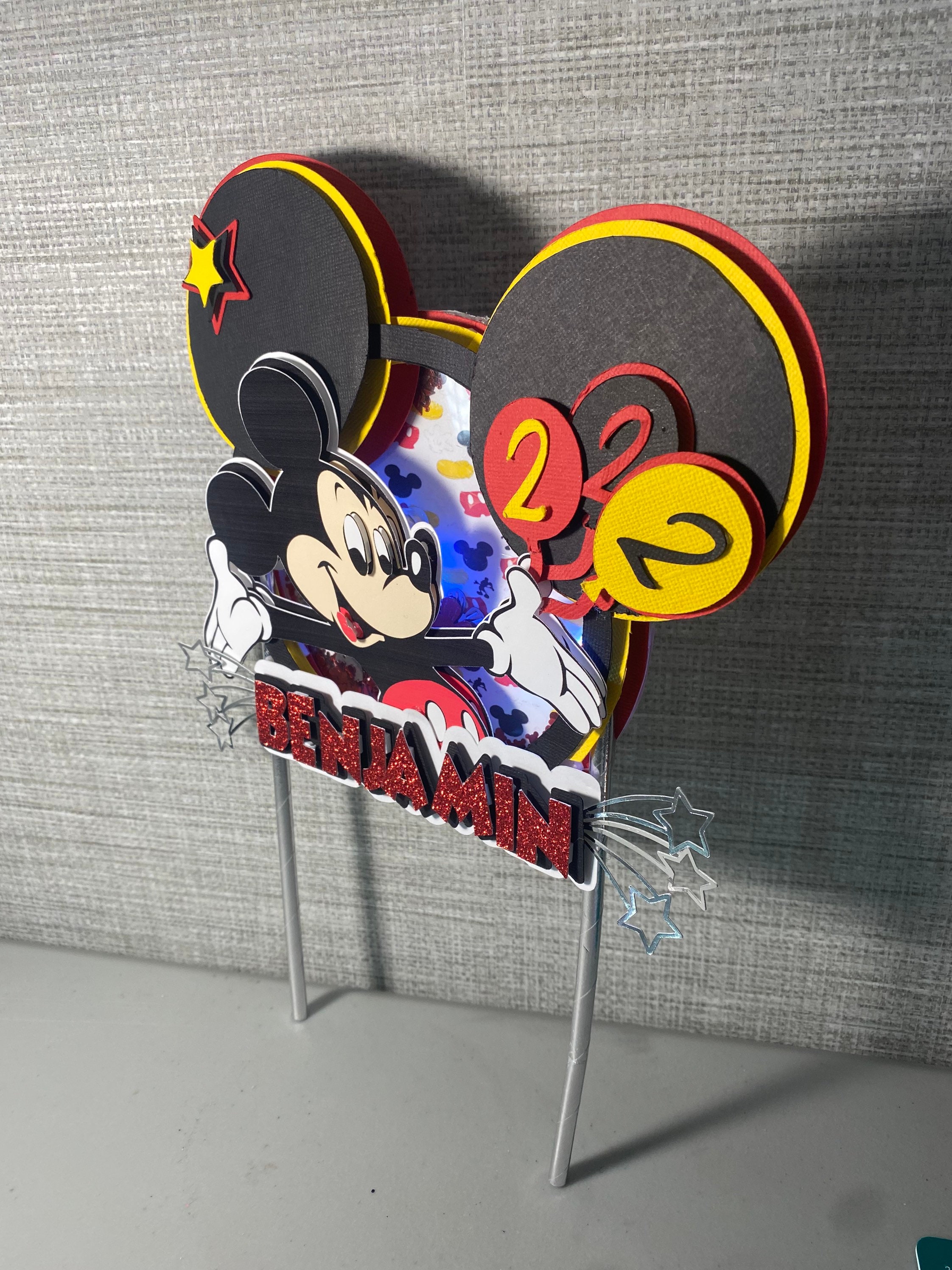 Cake Toppers Mickey Mouse - Etsy