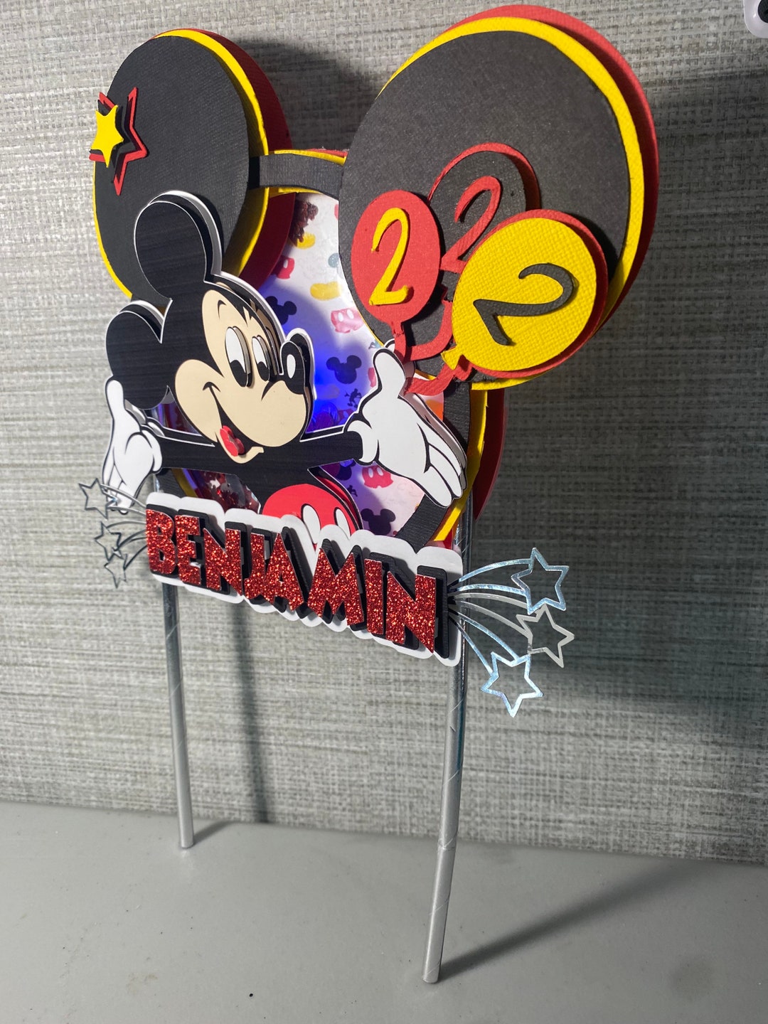 Cake Toppers Mickey Mouse - Etsy