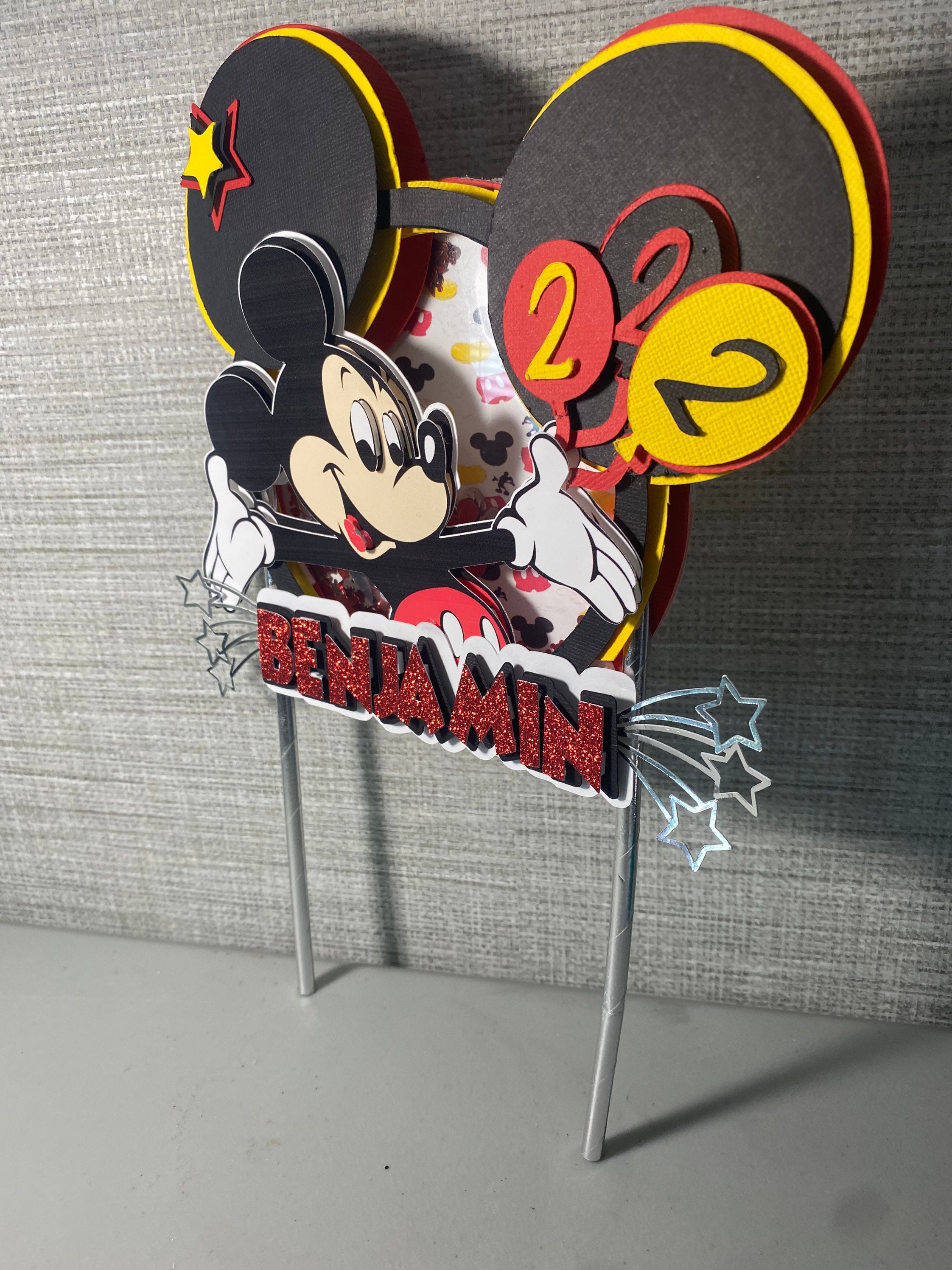 Cake Toppers Mickey Mouse - Etsy
