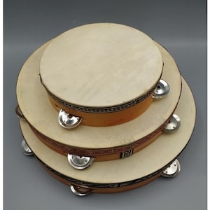 Natural Skin Head Riq Turkish Tef Tambourine Frame Drum Bendir Daf ...