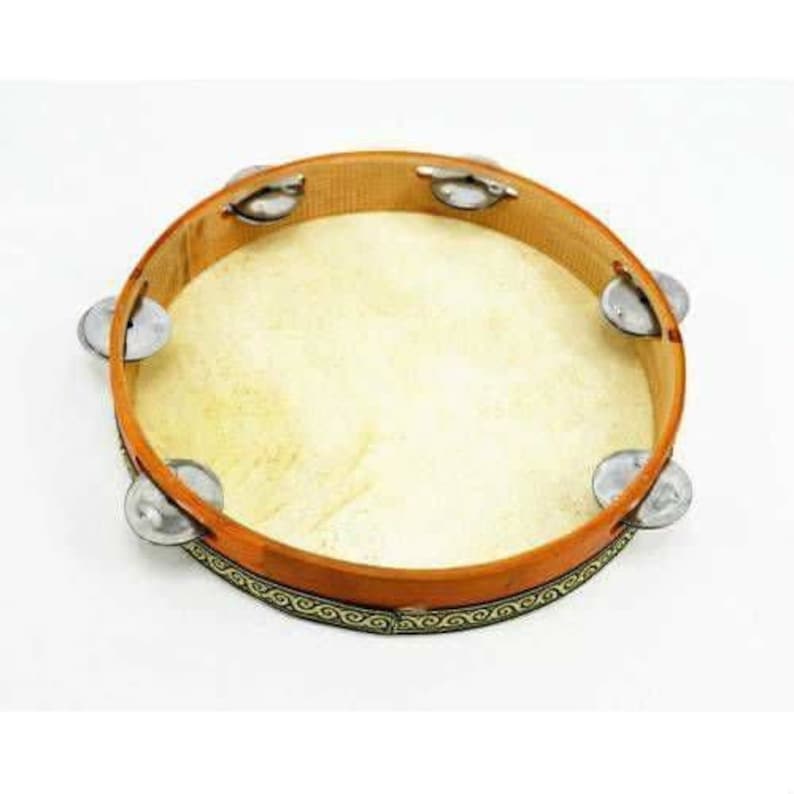 Natural Skin Head Riq Turkish Tef Tambourine Frame Drum Bendir Daf ...