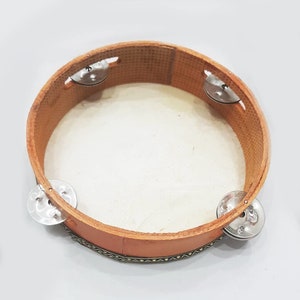 Natural Skin Head Riq Turkish Tef Tambourine Frame Drum Bendir Daf ...