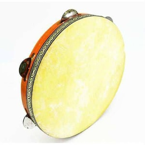 Natural Skin Head Riq Turkish Tef Tambourine Frame Drum Bendir Daf ...