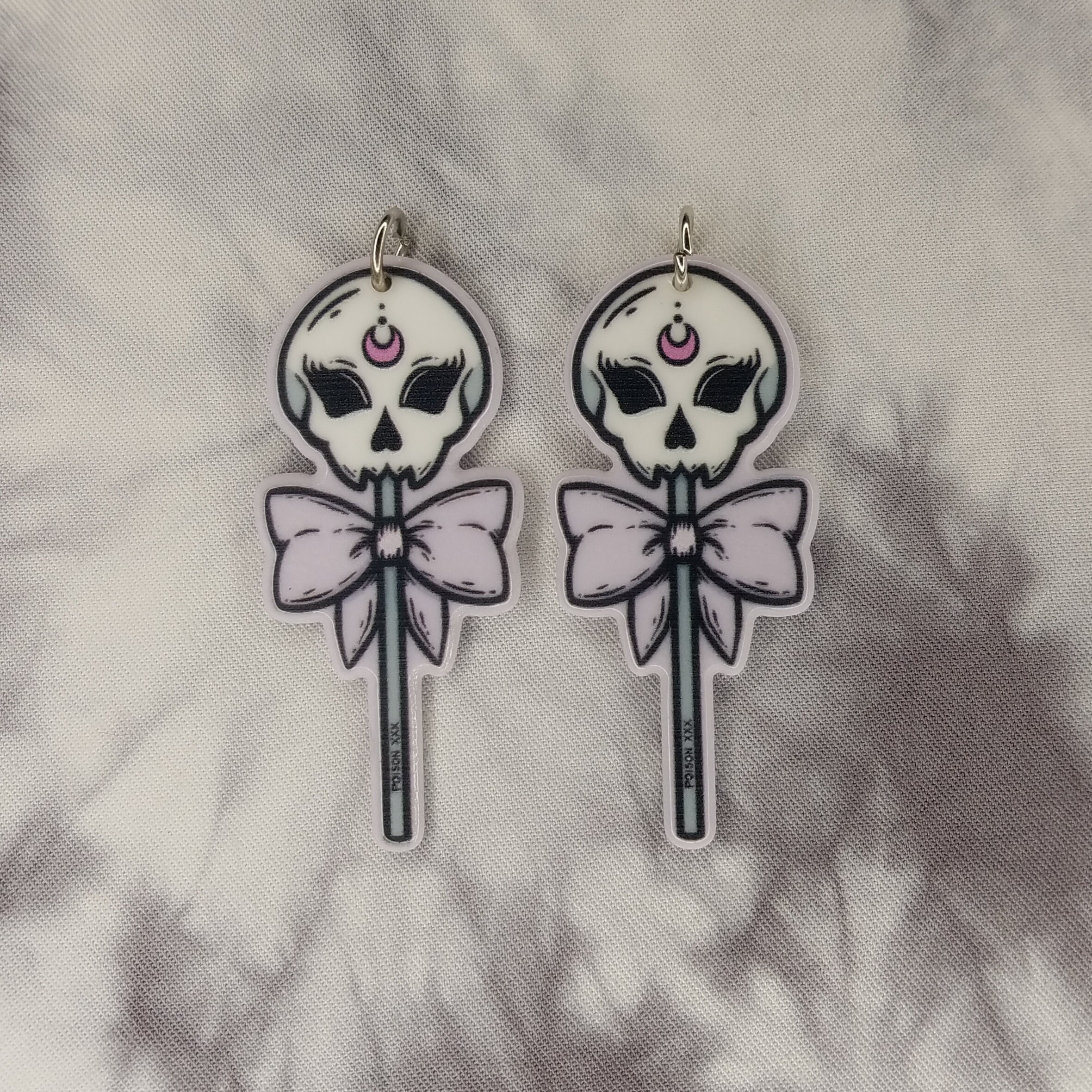 Skeleton Charms Goth Charms Black and White Skeleton Skull - Etsy