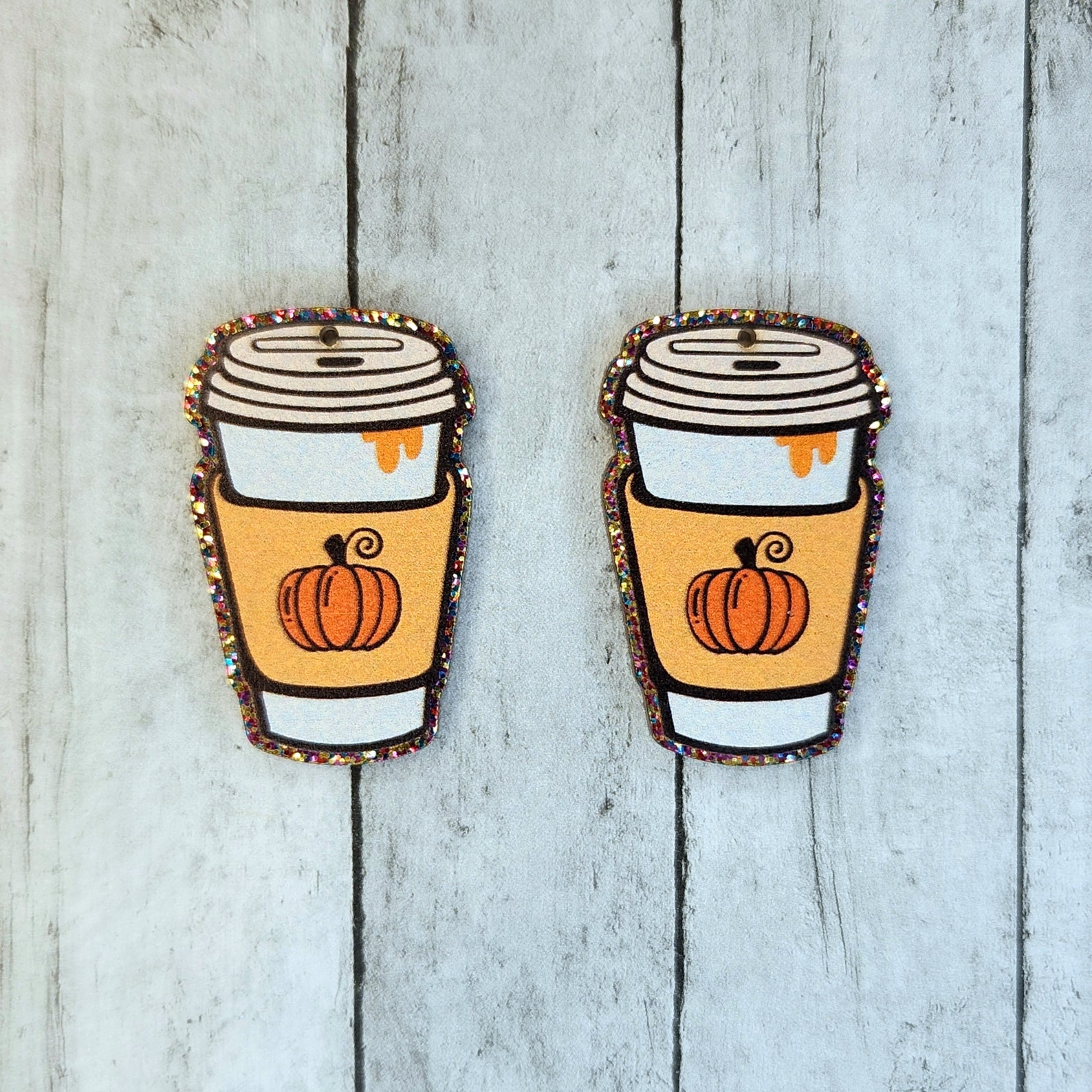 Fall Charms Acrylic Charms Autumn Season Thanksgiving Jewelry DIY ...