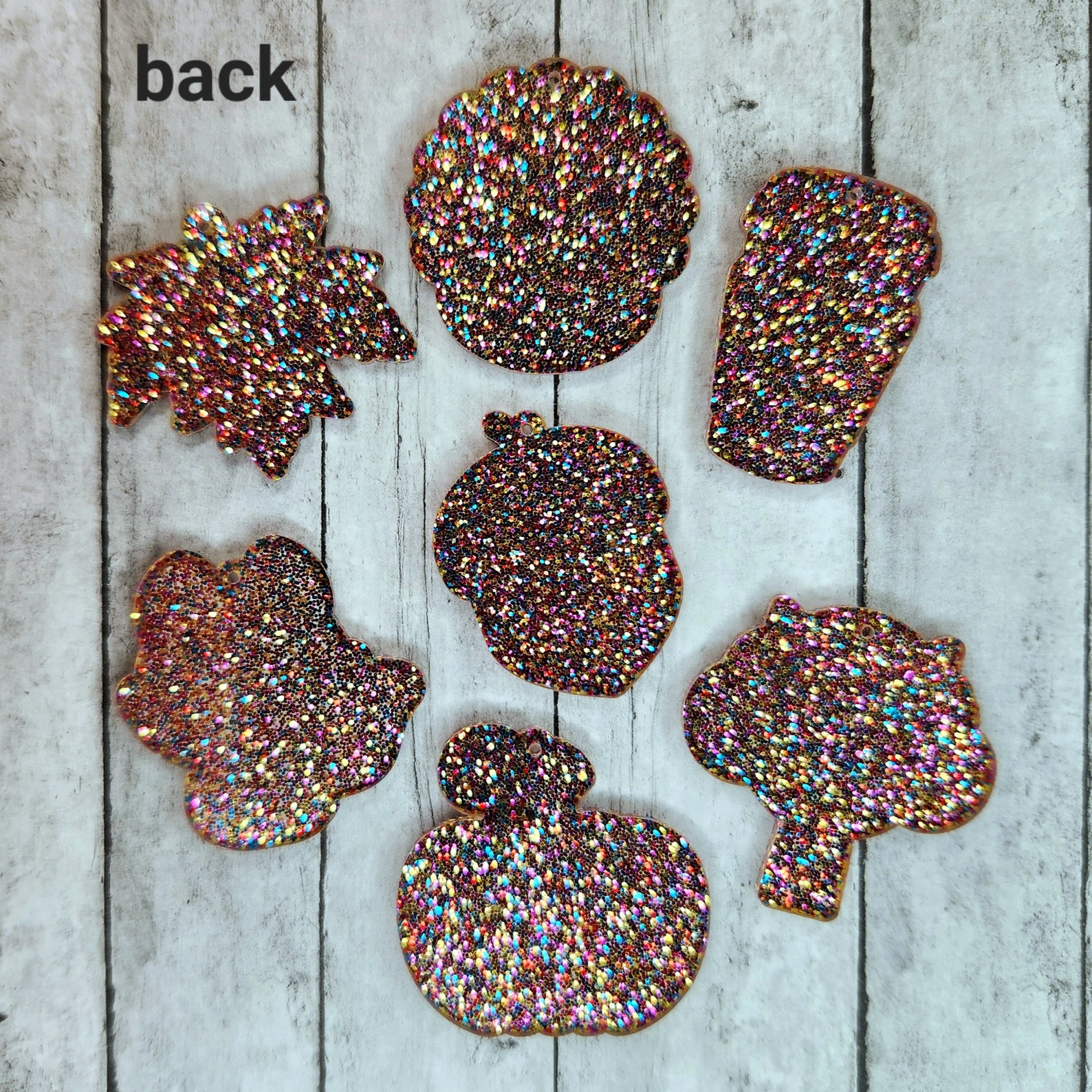 Fall Charms Acrylic Charms Autumn Season Thanksgiving Jewelry DIY ...