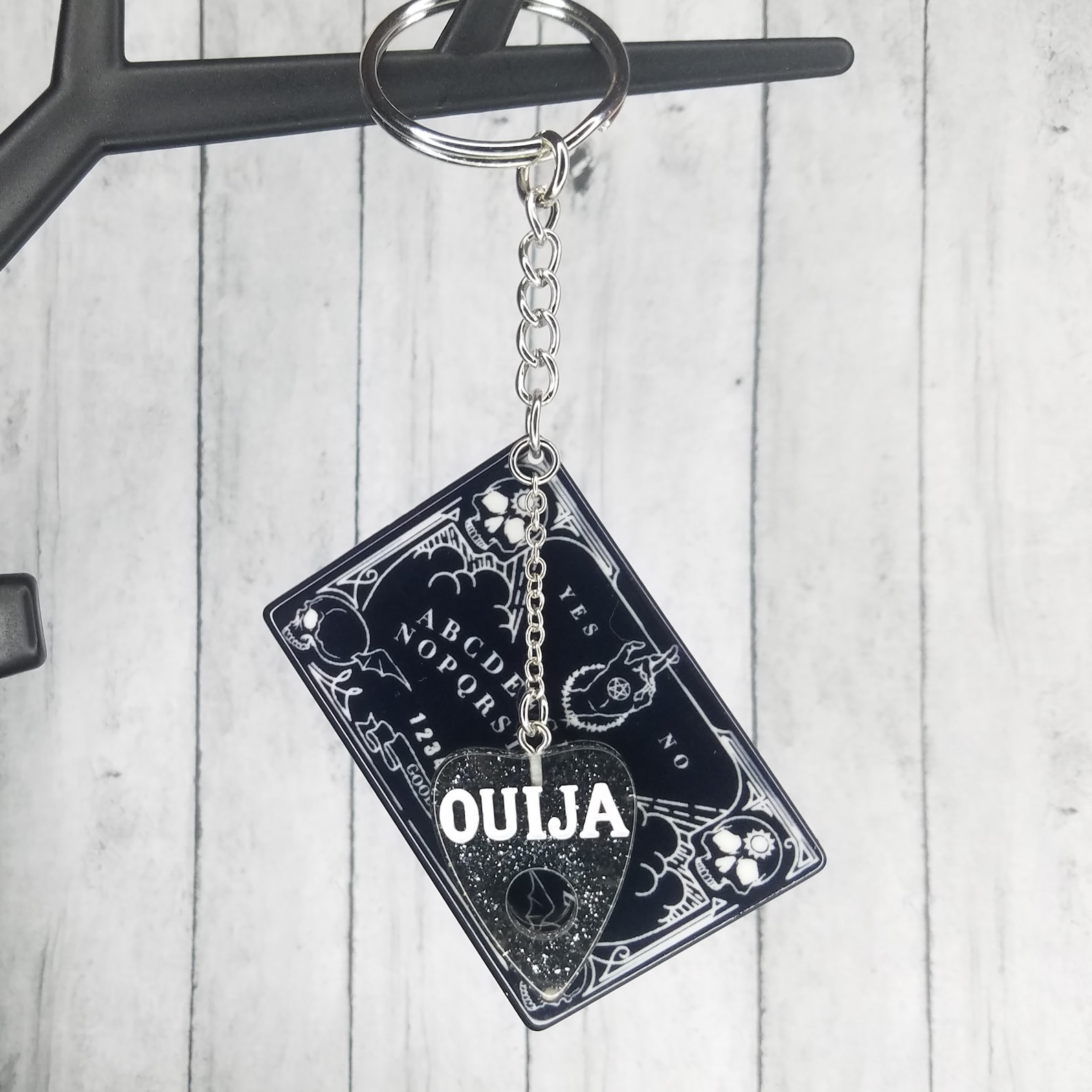 Ouija Board Keychain Mini Ouija Board Halloween Keychain - Etsy