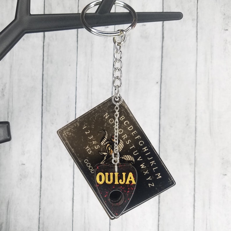 Ouija Board Keychain Mini Ouija Board Halloween Keychain - Etsy