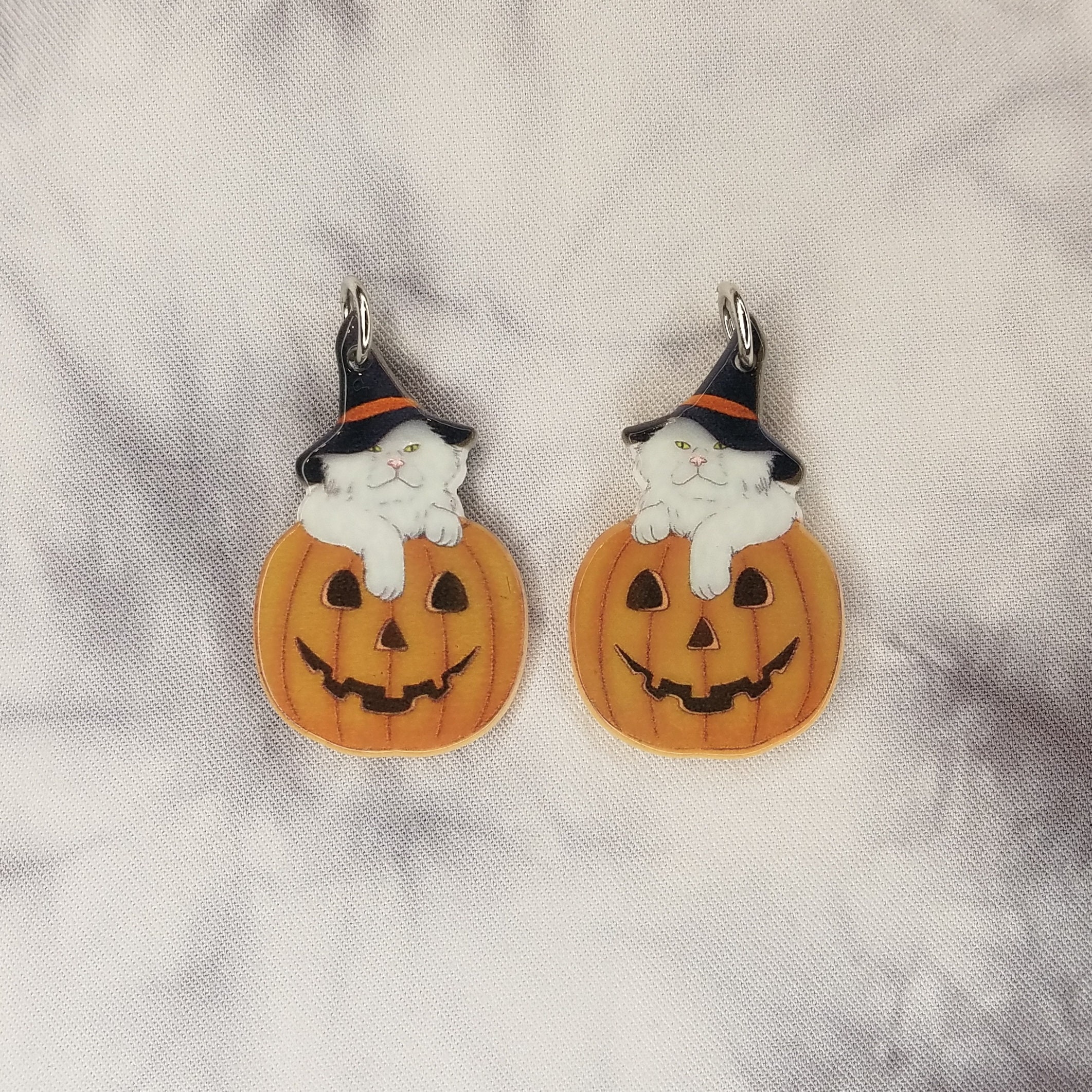 Halloween Charms - Trick or Treat Charms - Vintage Halloween Jewelry ...