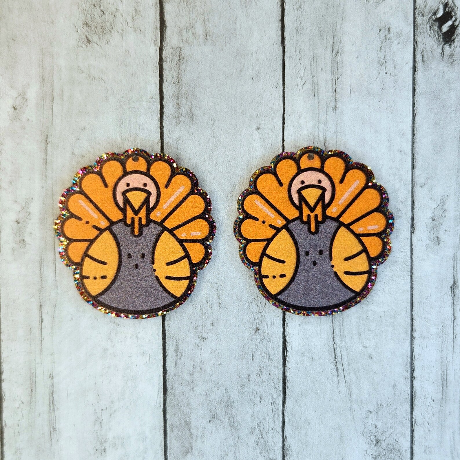 Fall Charms Acrylic Charms Autumn Season Thanksgiving Jewelry DIY ...