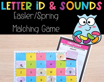 Letter Identification & Sounds Intervention or Center Games - Etsy