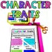 Character Traits Interactive Notebook Pages - Etsy