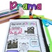 Elements of Drama Interactive Notebook Pages - Etsy