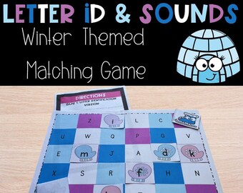 Letter Identification & Sounds Intervention or Center Game - Easter ...