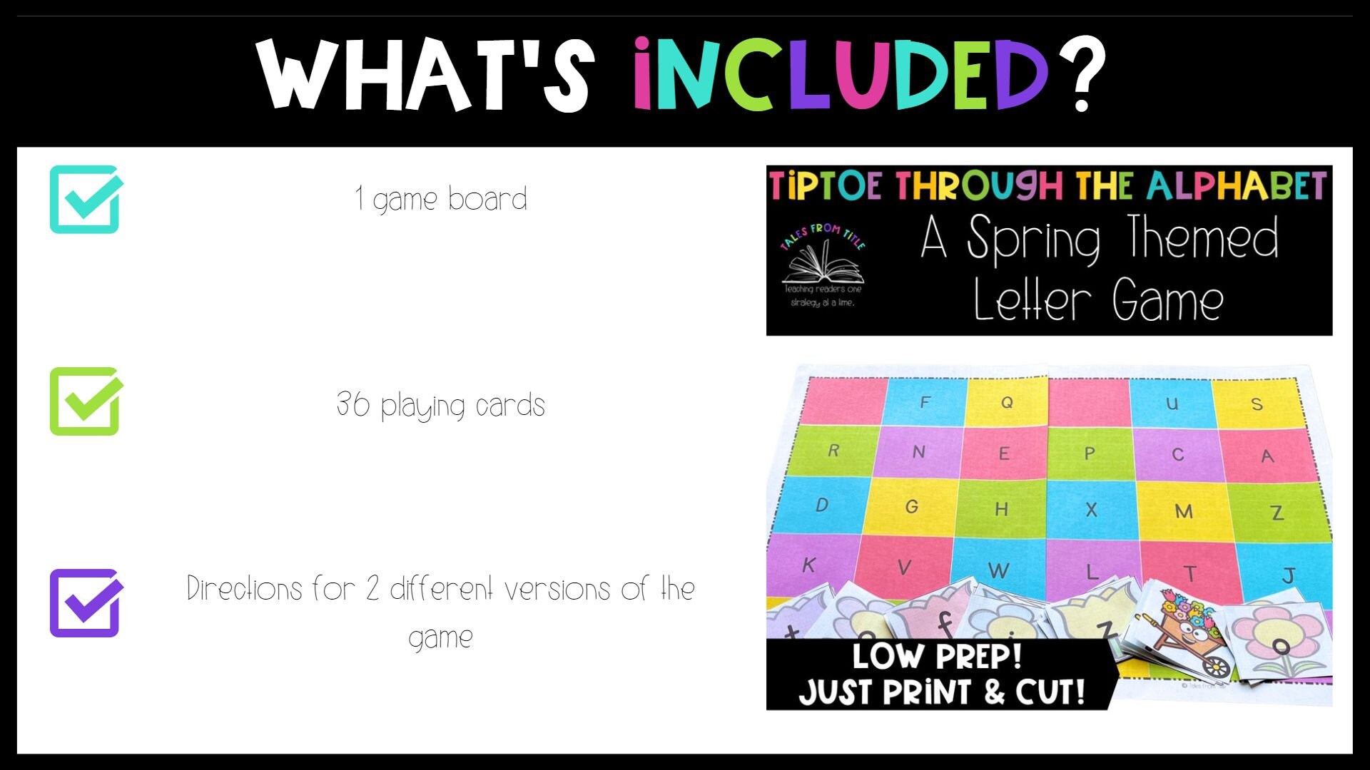 Letter Identification & Sounds Intervention or Center Game - Spring ...