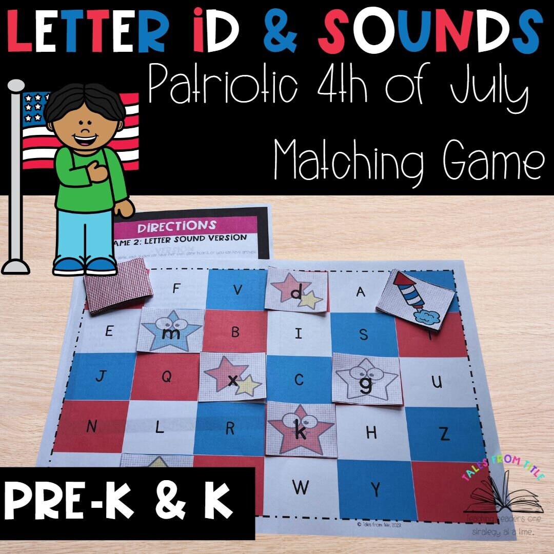 Letter Identification & Sounds Reading Intervention and Center Game 4th ...