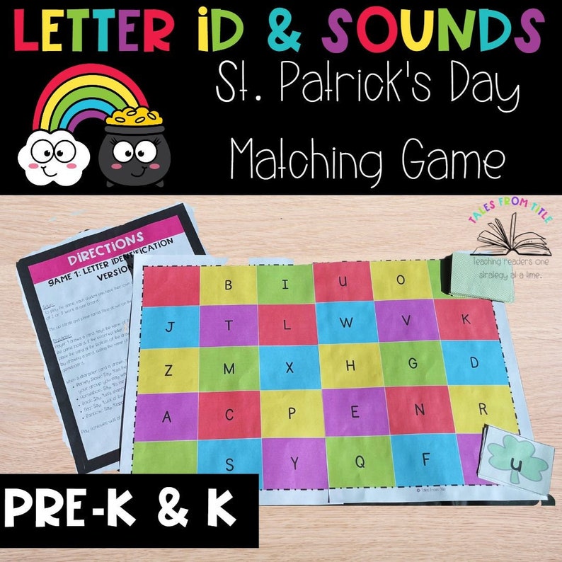 Letter Identification & Sounds Intervention or Center Games - St ...