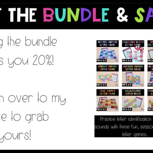 Letter Identification & Sounds Intervention or Center Game - Kwanzaa ...