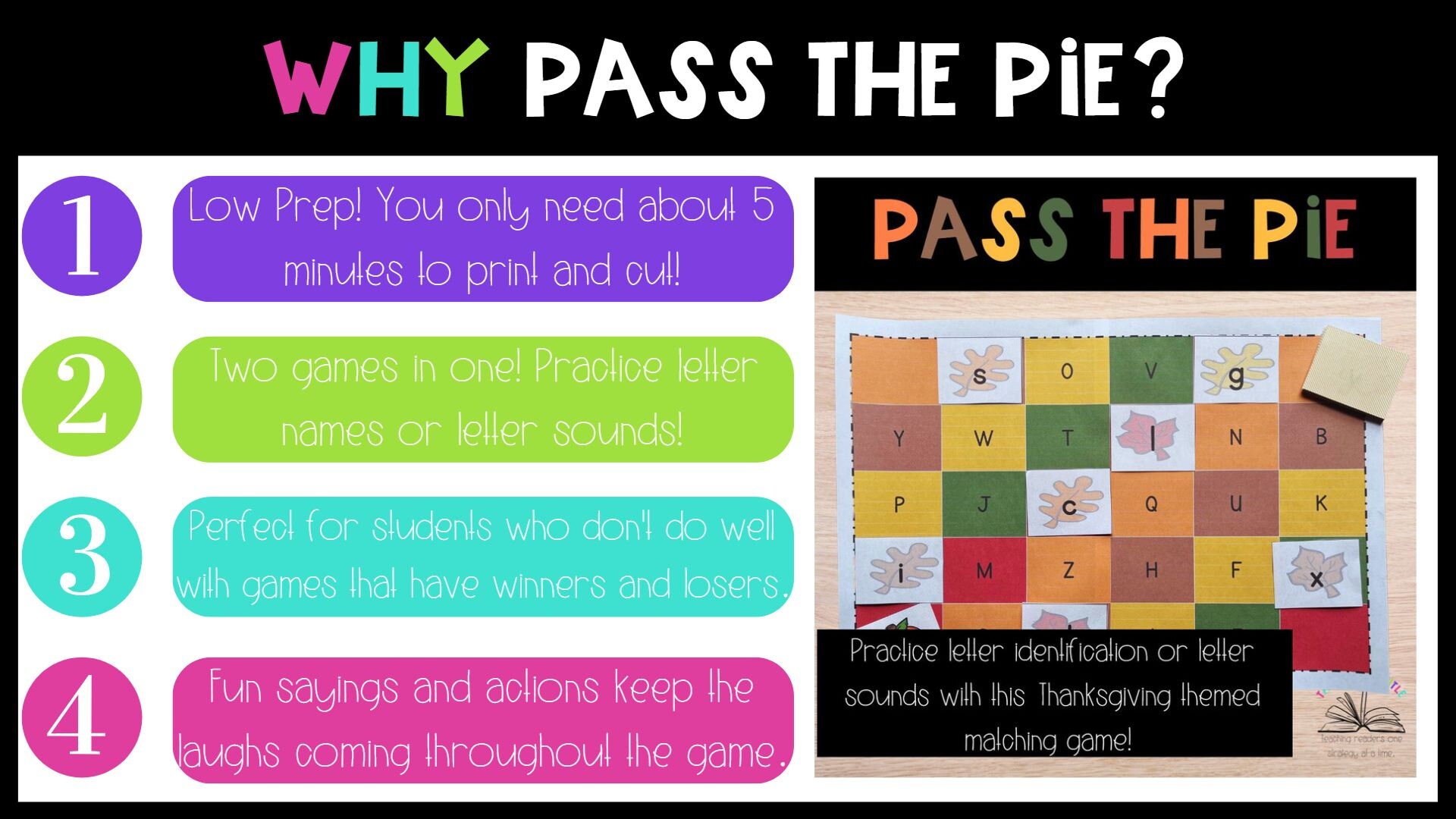 Thanksgiving Themed Letter Identification & Sounds Intervention or ...